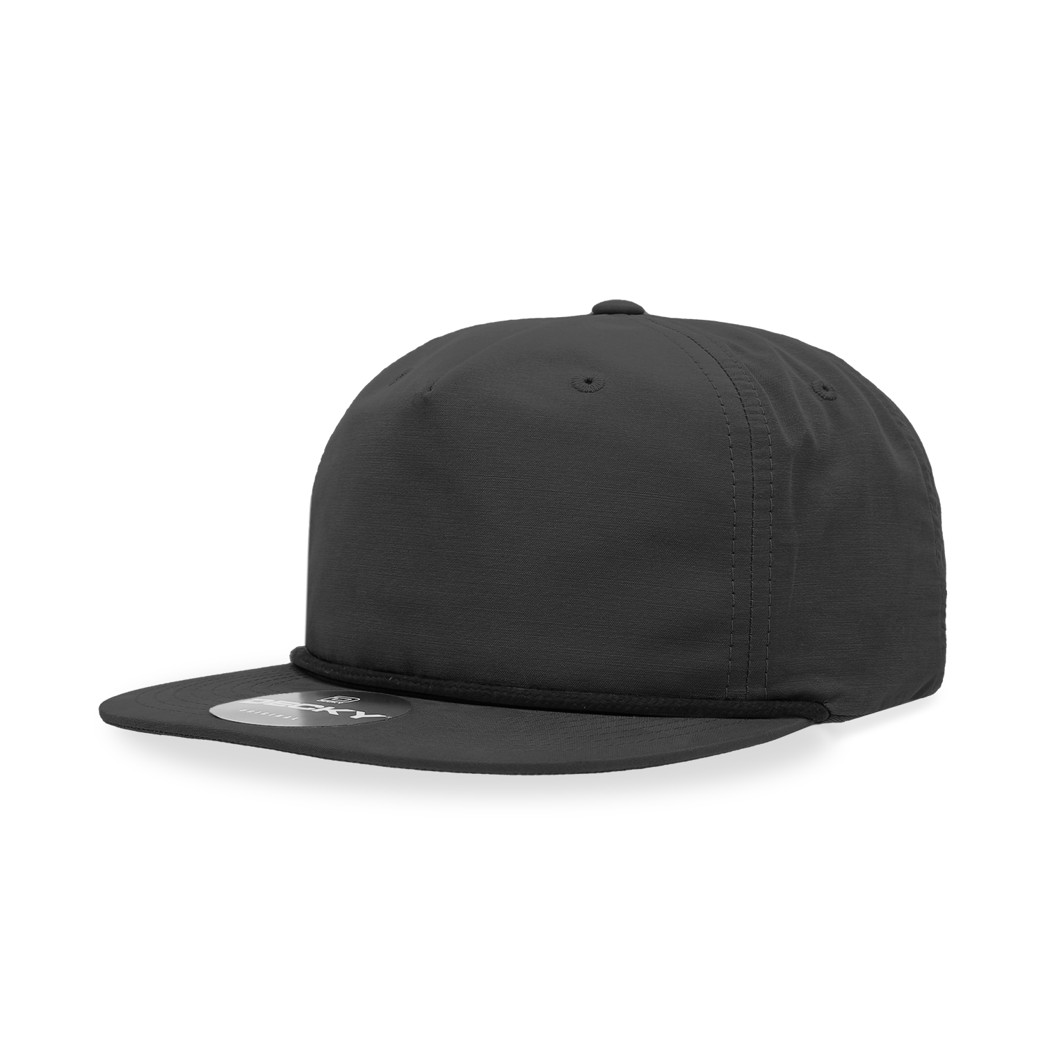 Decky 6032 - Classic Grandpa Rope Cap, 5 Panel Flat Bill Hat, Snapback ...