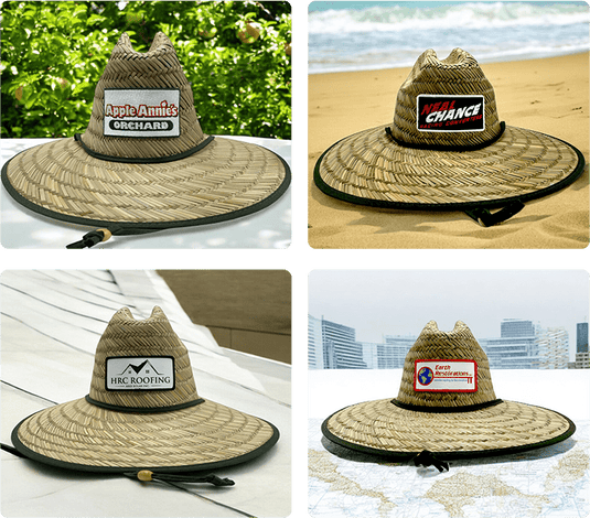 Custom Straw Hats with Logo Bulk Wholesale Custom Lifeguard Hats ...
