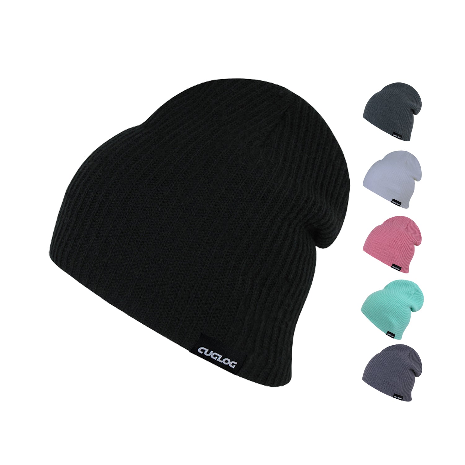 Cuglog K036 Uluru Slouched Knit Beanies Hats Soft Winter Ski Skull Cap ...